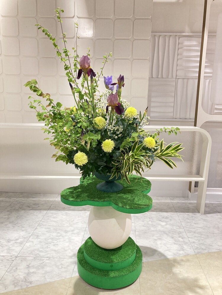 日本テレビ「Oha!4 NEWS LIVE」挿花 | いけばな小原流